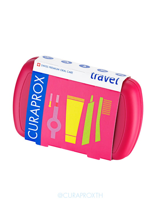 ชุดดูแลสุขภาพช่องปาก CURAPROX Travel Set - The Red Box